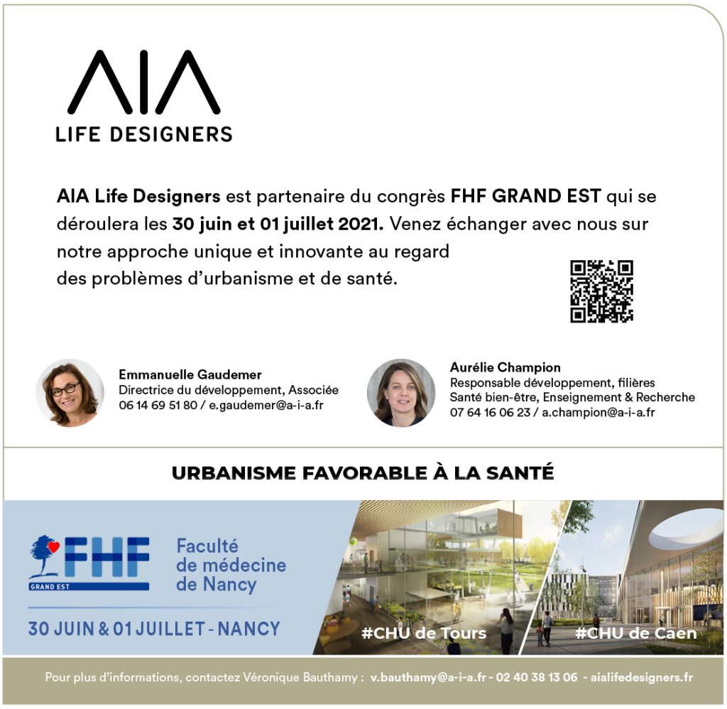 [EVENT] AIA Life Designers sera présent au congrès FHF Grand Est à Nancy, les 30 juin et 1 ...
